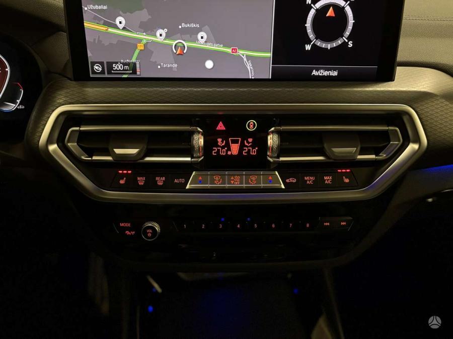 Черный БМВ Х3 2023 в Вильнюс, объемом двигателя 2.99 л и пробегом 84 тыс. км за 40500 €, фото 25 на AUTOMOTO.COM.LV