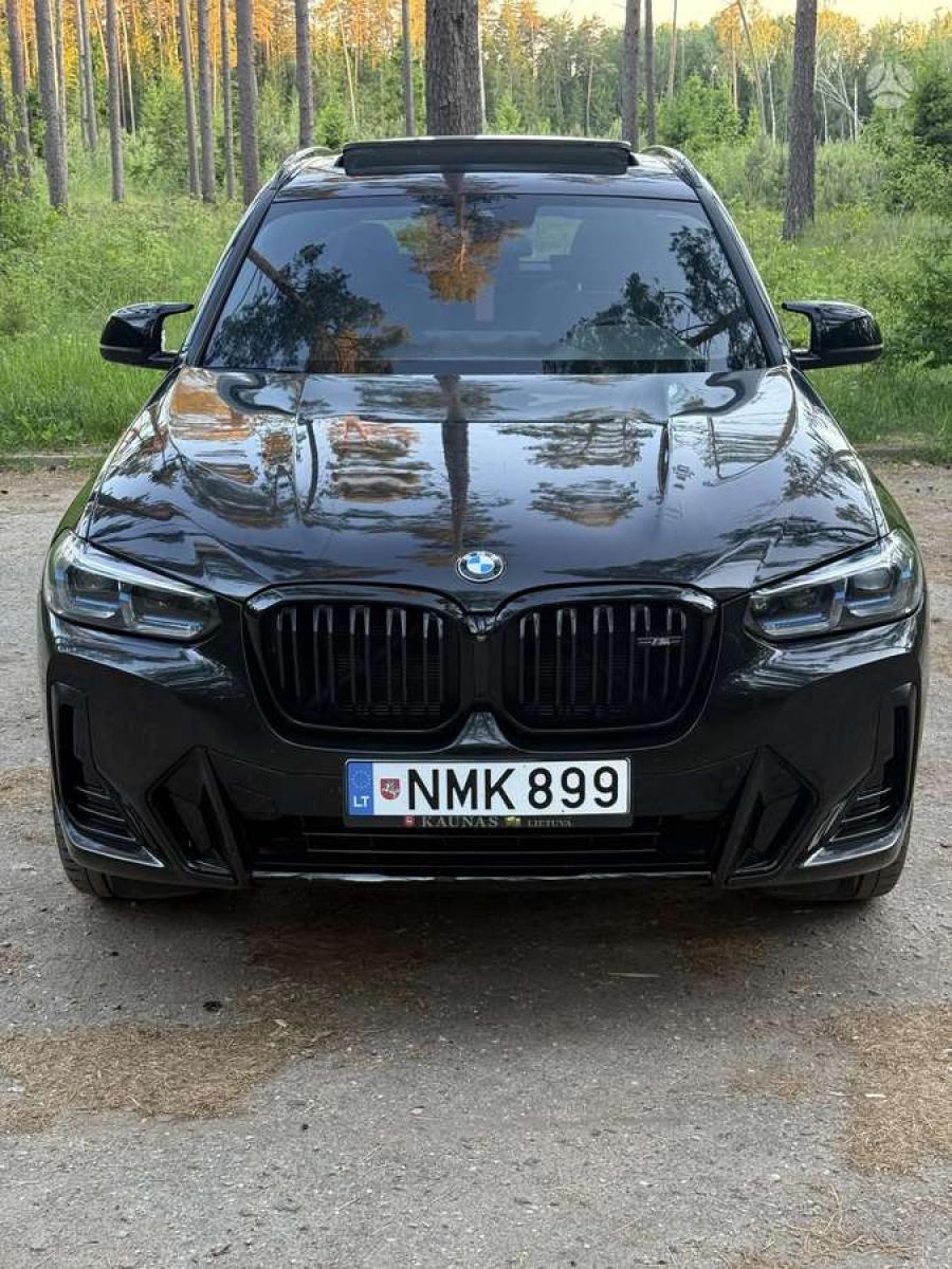 Black BMW X3 2023 in Panevezys, with an engine capacity of 3.00 L and mileage of 36 thousand km for 39000 €, photo 1 on AUTOMOTO.COM.LV