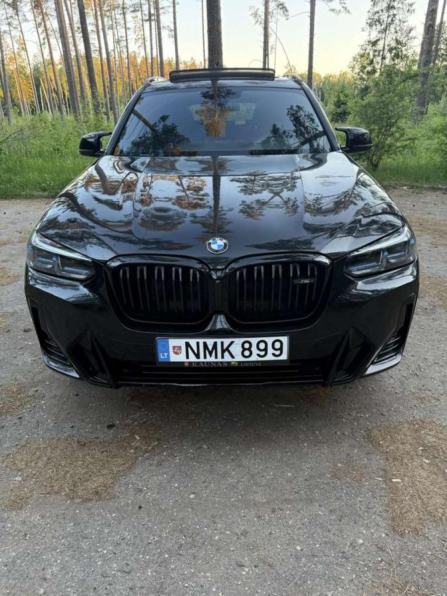 Black BMW X3 2023 in Panevezys, with an engine capacity of 3.00 L and mileage of 36 thousand km for 39000 €, photo 4 on AUTOMOTO.COM.LV