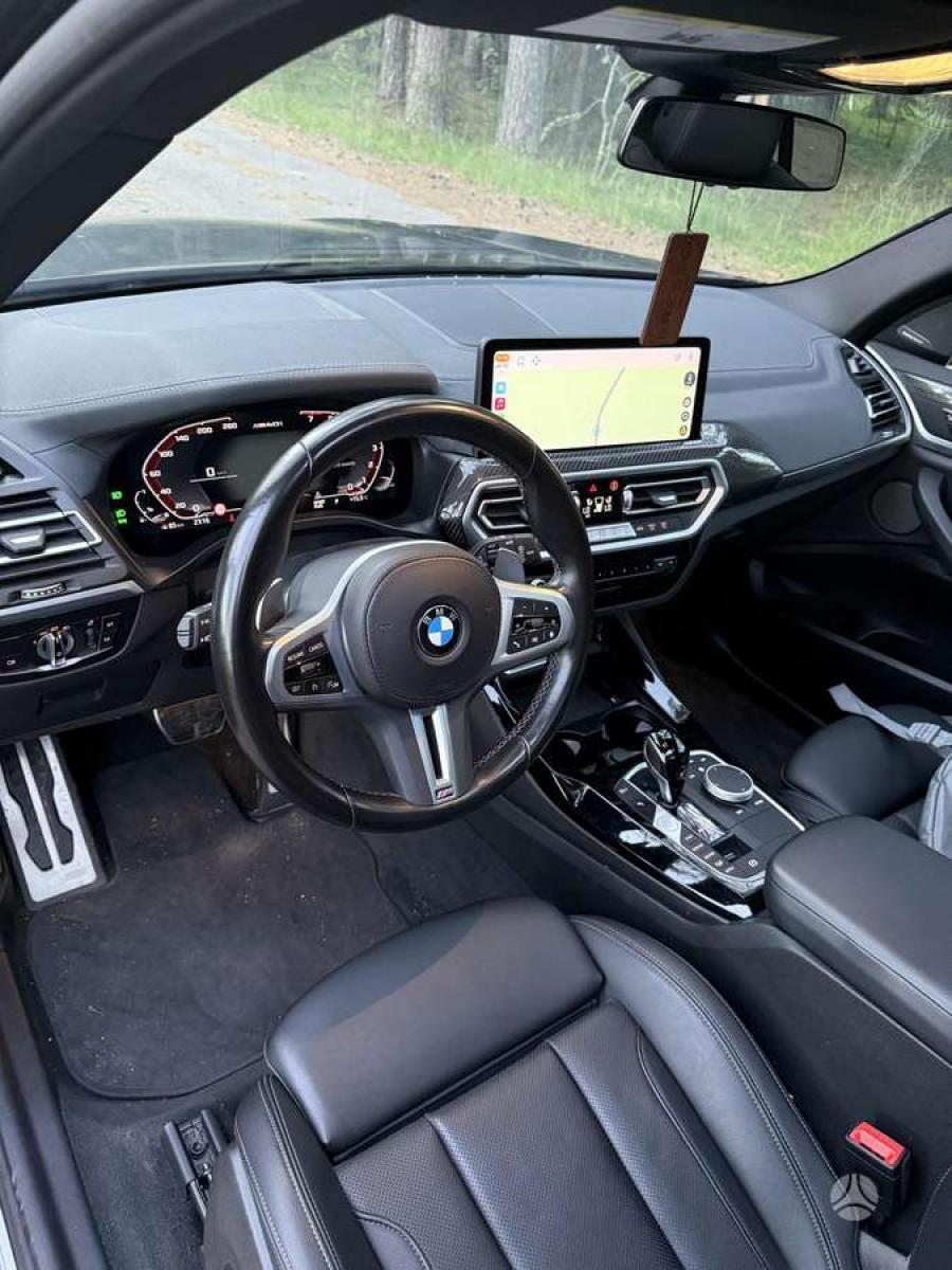 Black BMW X3 2023 in Panevezys, with an engine capacity of 3.00 L and mileage of 36 thousand km for 39000 €, photo 9 on AUTOMOTO.COM.LV