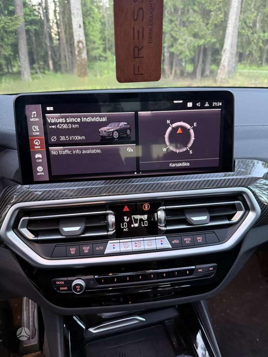 Black BMW X3 2023 in Panevezys, with an engine capacity of 3.00 L and mileage of 36 thousand km for 39000 €, photo 20 on AUTOMOTO.COM.LV