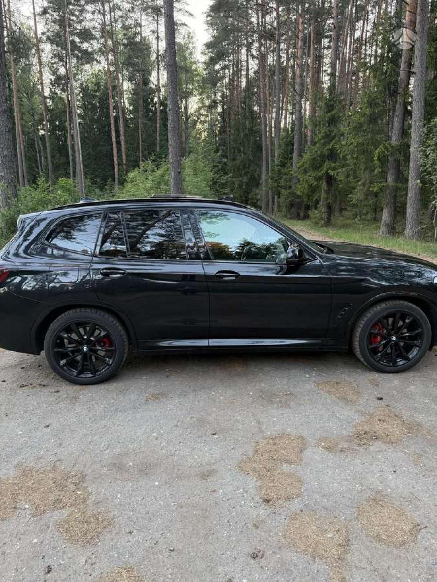 Black BMW X3 2023 in Panevezys, with an engine capacity of 3.00 L and mileage of 36 thousand km for 39000 €, photo 21 on AUTOMOTO.COM.LV