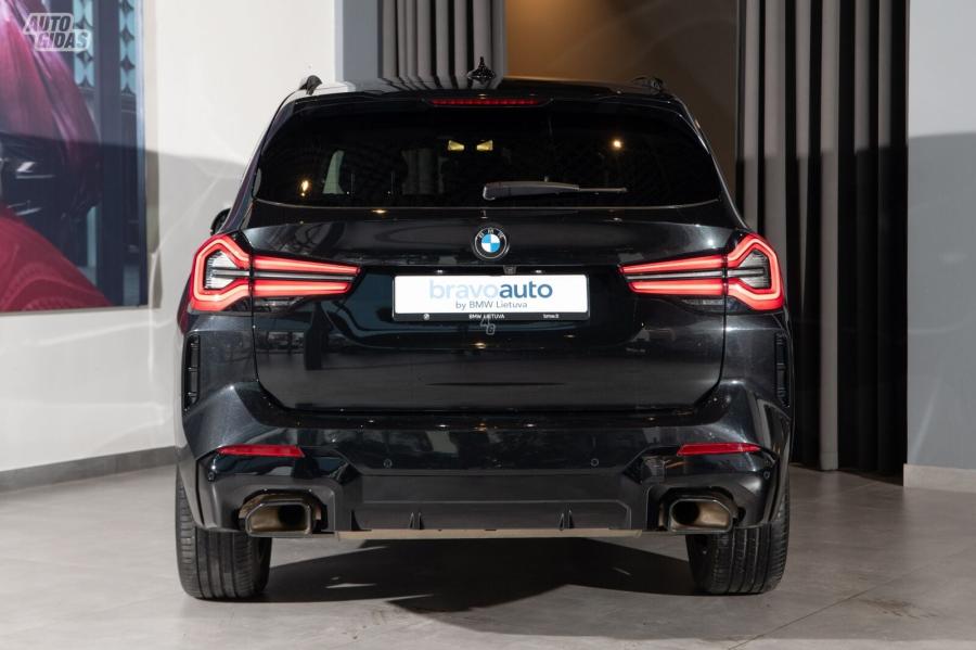 Black BMW X3 2023 in Kaunas, with an engine capacity of 2.00 L and mileage of 68 thousand km for 41771 €, photo 7 on AUTOMOTO.COM.LV