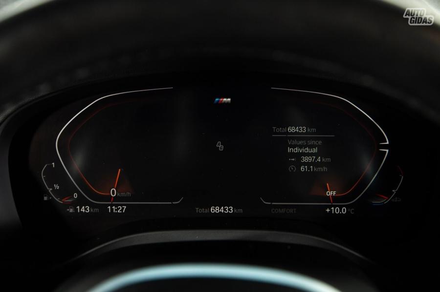 Black BMW X3 2023 in Kaunas, with an engine capacity of 2.00 L and mileage of 68 thousand km for 41771 €, photo 17 on AUTOMOTO.COM.LV