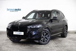 Black BMW X3 2024 in Vilnius, with an engine capacity of 2.00 L and mileage of 18 thousand km for 49441 €, photo  on AUTOMOTO.COM.LV