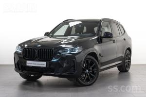 Black BMW X3 2024 in Riga, with an engine capacity of 2.00 L and mileage of 47 thousand km for 48500 €, photo  on AUTOMOTO.COM.LV