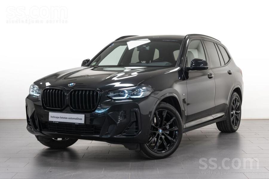 Black BMW X3 2024 in Riga, with an engine capacity of 2.00 L and mileage of 47 thousand km for 48500 €, photo 1 on AUTOMOTO.COM.LV