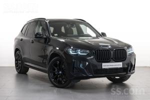Black BMW X3 2024 in Riga, with an engine capacity of 2.00 L and mileage of 47 thousand km for 48500 €, photo 6 on AUTOMOTO.COM.LV