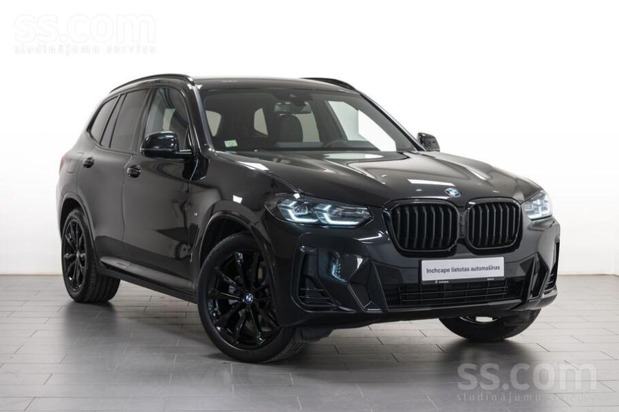 Black BMW X3 2024 in Riga, with an engine capacity of 2.00 L and mileage of 47 thousand km for 48500 €, photo 6 on AUTOMOTO.COM.LV