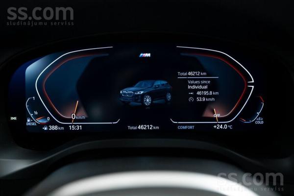 Melns BMW X3 2024 Rīga, ar dzinēja tilpumu 2.00 L un nobraukumu 47 tūkst. km par 48500 €, foto 8 vietnē AUTOMOTO.COM.LV
