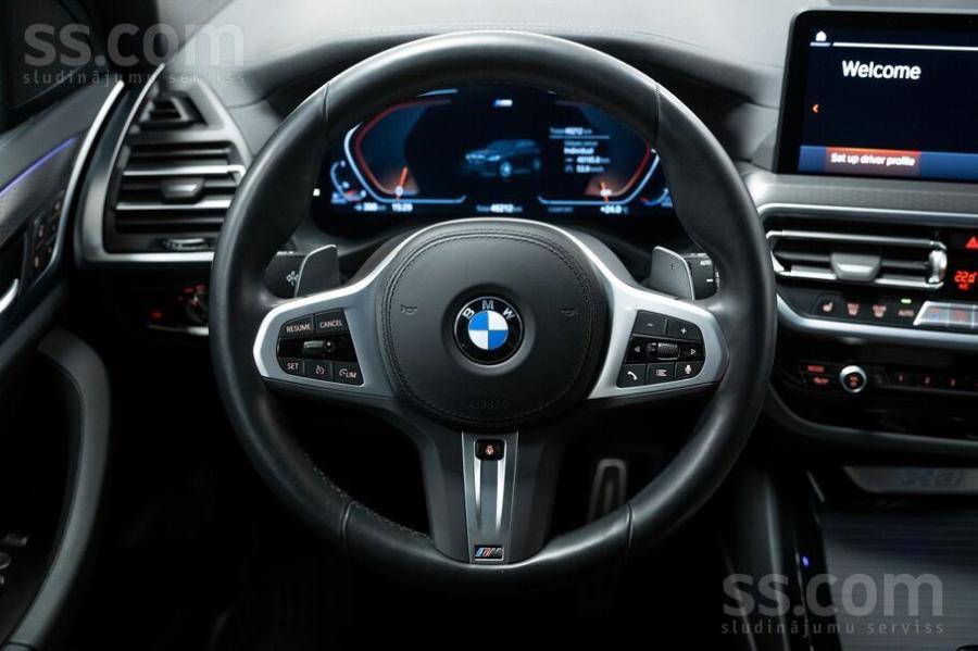 Black BMW X3 2024 in Riga, with an engine capacity of 2.00 L and mileage of 47 thousand km for 48500 €, photo 30 on AUTOMOTO.COM.LV