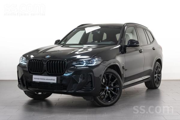Черный БМВ Х3 2024 в Рига, объемом двигателя 2.00 л и пробегом 47 тыс. км за 48500 €, фото 1 на AUTOMOTO.COM.LV