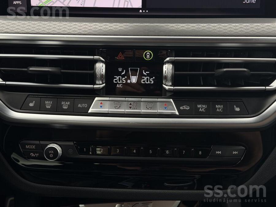 Melns BMW X3 2024 Rīga, ar dzinēja tilpumu 2.00 L un nobraukumu 25 tūkst. km par 41980 €, foto 19 vietnē AUTOMOTO.COM.LV