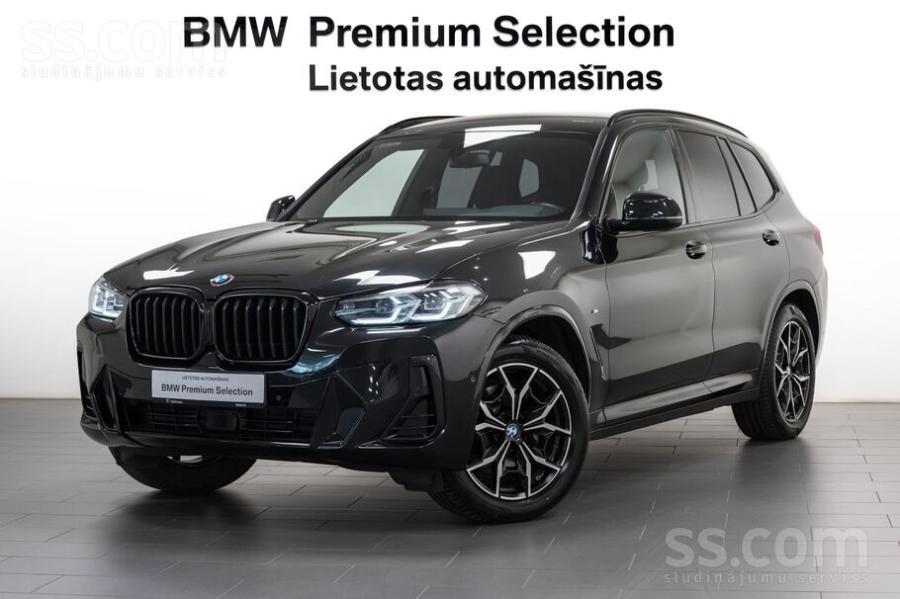 Melns BMW X3 2024 Rīga, ar dzinēja tilpumu 2.00 L un nobraukumu 50 tūkst. km par 49500 €, foto 1 vietnē AUTOMOTO.COM.LV