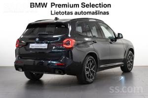 Melns BMW X3 2024 Rīga, ar dzinēja tilpumu 2.00 L un nobraukumu 50 tūkst. km par 49500 €, foto 5 vietnē AUTOMOTO.COM.LV