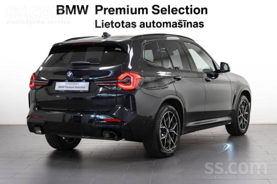 Melns BMW X3 2024 Rīga, ar dzinēja tilpumu 2.00 L un nobraukumu 50 tūkst. km par 49500 €, foto 5 vietnē AUTOMOTO.COM.LV