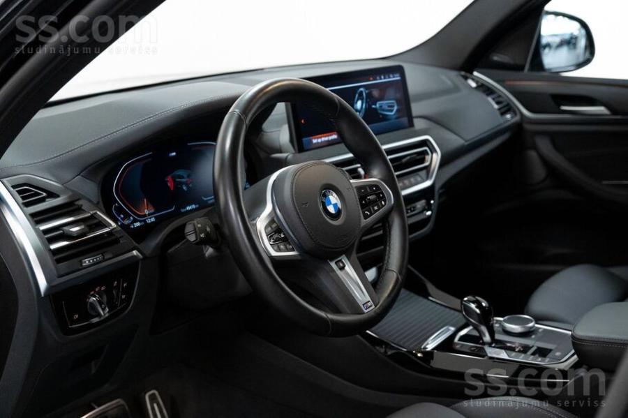 Melns BMW X3 2024 Rīga, ar dzinēja tilpumu 2.00 L un nobraukumu 50 tūkst. km par 49500 €, foto 25 vietnē AUTOMOTO.COM.LV