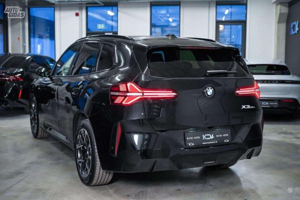 Black BMW X3 2025 in Marijampole, with an engine capacity of 2.00 L and mileage of 14 thousand km for 59950 €, photo 9 on AUTOMOTO.COM.LV