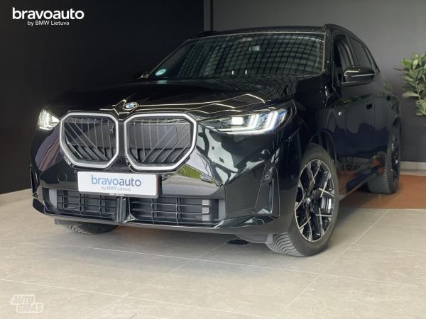 Black BMW X3 2025 in Klaipeda, with an engine capacity of 2.00 L and mileage of 15 thousand km for 56441 €, photo 1 on AUTOMOTO.COM.LV