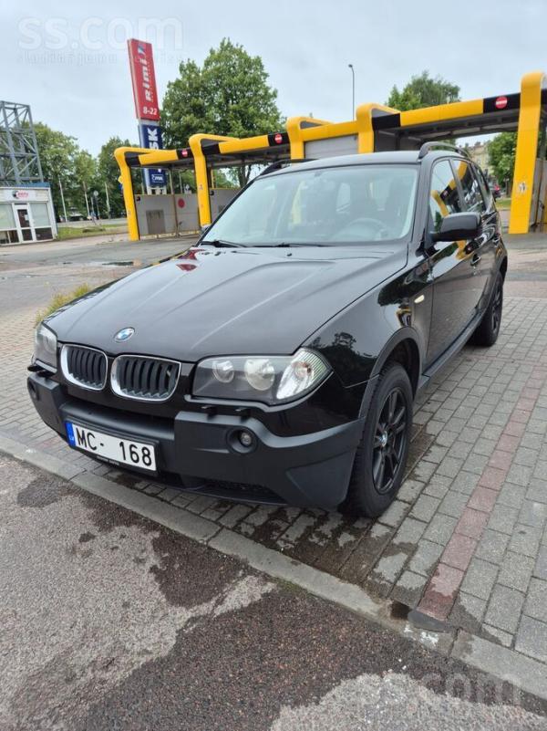 Black BMW X3 2006 in Liepaja, with an engine capacity of 2.00 L and mileage of 226 thousand km for 4200 €, photo 6 on AUTOMOTO.COM.LV