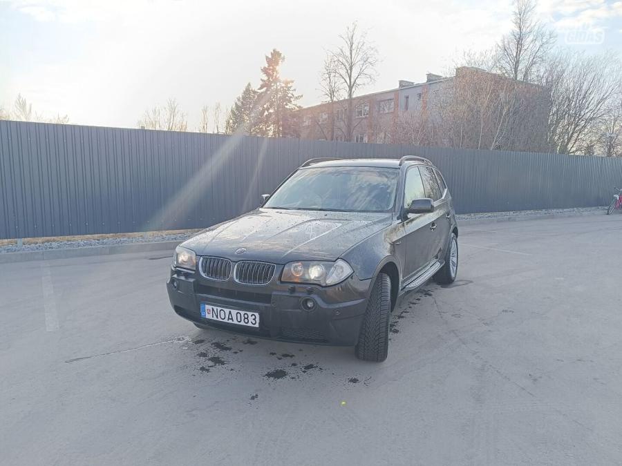 Melns BMW X3 2006 Kauņa, ar dzinēja tilpumu 3.00 L un nobraukumu 377 tūkst. km par 4000 €, foto 3 vietnē AUTOMOTO.COM.LV