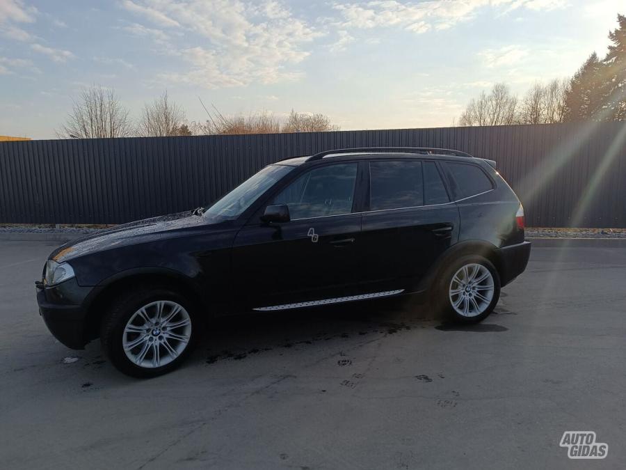 Melns BMW X3 2006 Kauņa, ar dzinēja tilpumu 3.00 L un nobraukumu 377 tūkst. km par 4000 €, foto 4 vietnē AUTOMOTO.COM.LV