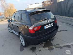 Melns BMW X3 2006 Kauņa, ar dzinēja tilpumu 3.00 L un nobraukumu 377 tūkst. km par 4000 €, foto 9 vietnē AUTOMOTO.COM.LV