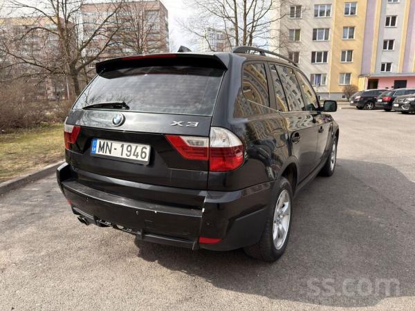 Black BMW X3 2007 in Riga, with an engine capacity of 3.00 L and mileage of 359 thousand km for 6000 €, photo 3 on AUTOMOTO.COM.LV