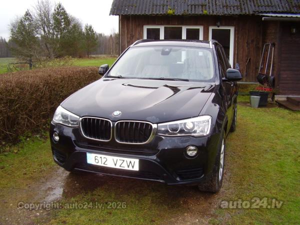 Black BMW X3 2017 in Voru, with an engine capacity of 2.00 L and mileage of 160 thousand km for 14300 €, photo 1 on AUTOMOTO.COM.LV