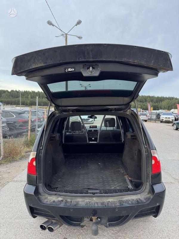 Melns BMW X3 2004 Viļņa, ar dzinēja tilpumu 3.00 L un nobraukumu 313 tūkst. km par 1950 €, foto 9 vietnē AUTOMOTO.COM.LV