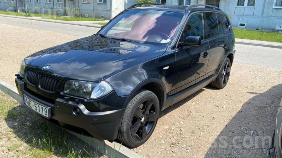 Black BMW X3 2005 in Liepaja, with an engine capacity of 3.00 L and mileage of 323 thousand km for 5500 €, photo 1 on AUTOMOTO.COM.LV