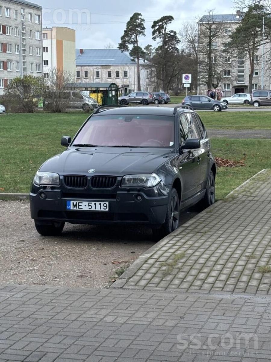 Black BMW X3 2005 in Liepaja, with an engine capacity of 3.00 L and mileage of 323 thousand km for 5500 €, photo 3 on AUTOMOTO.COM.LV