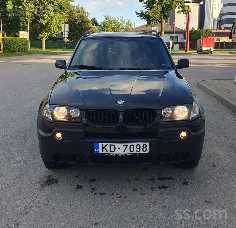 Черный БМВ Х3 2005 в Елгава, объемом двигателя 2.00 л и пробегом 365 тыс. км за 2750 €, фото 8 на AUTOMOTO.COM.LV