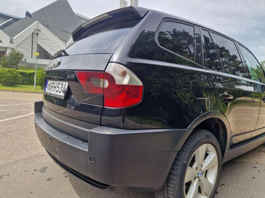 Melns BMW X3 2005 Elektrėnai, ar dzinēja tilpumu 3.00 L un nobraukumu 300 tūkst. km par 3590 €, foto 4 vietnē AUTOMOTO.COM.LV
