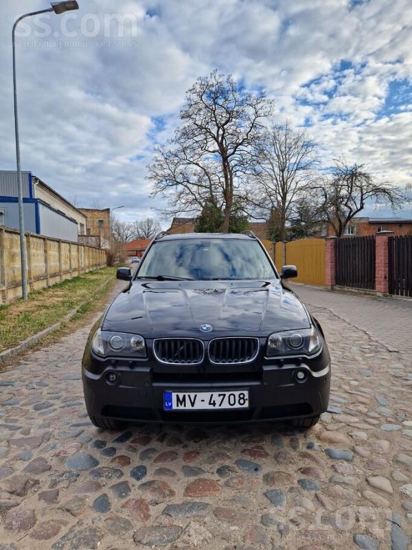 Черный БМВ Х3 2006 в Елгава, объемом двигателя 2.00 л и пробегом 334 тыс. км за 3600 €, фото 1 на AUTOMOTO.COM.LV