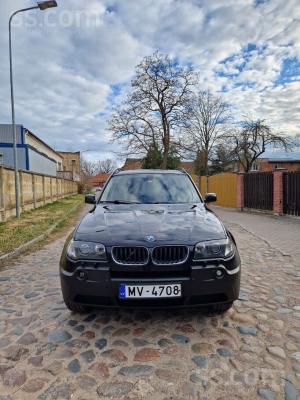 Черный БМВ Х3 2006 в Елгава, объемом двигателя 2.00 л и пробегом 334 тыс. км за 3600 €, фото  на AUTOMOTO.COM.LV