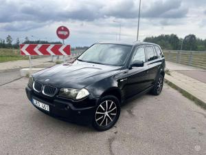 Black BMW X3 2006 in Vilnius, with an engine capacity of 2.00 L and mileage of 336 thousand km for 2800 €, photo  on AUTOMOTO.COM.LV