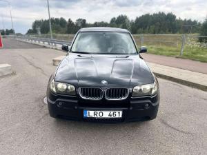 Black BMW X3 2006 in Vilnius, with an engine capacity of 2.00 L and mileage of 336 thousand km for 2800 €, photo 3 on AUTOMOTO.COM.LV
