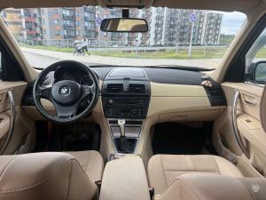 Black BMW X3 2006 in Vilnius, with an engine capacity of 2.00 L and mileage of 336 thousand km for 2800 €, photo 12 on AUTOMOTO.COM.LV
