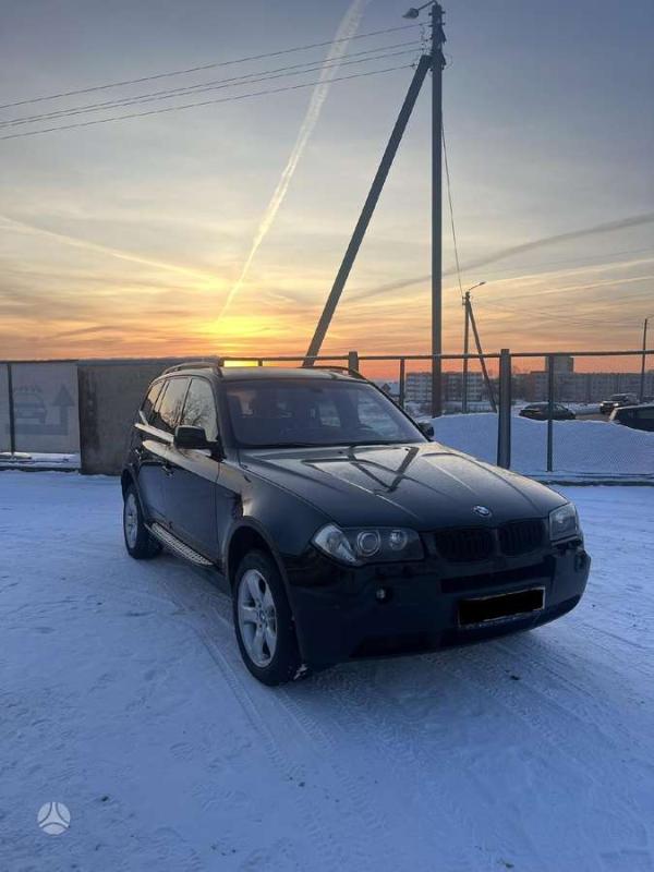Melns BMW X3 2007 Utena, ar dzinēja tilpumu 2.00 L un nobraukumu 269 tūkst. km par 5000 €, foto 1 vietnē AUTOMOTO.COM.LV