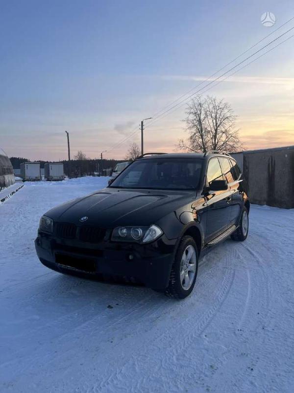 Melns BMW X3 2007 Utena, ar dzinēja tilpumu 2.00 L un nobraukumu 269 tūkst. km par 5000 €, foto 2 vietnē AUTOMOTO.COM.LV
