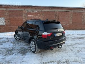 Black BMW X3 2008 in Cesis, with an engine capacity of 2.00 L and mileage of 266 thousand km for 6450 €, photo 6 on AUTOMOTO.COM.LV