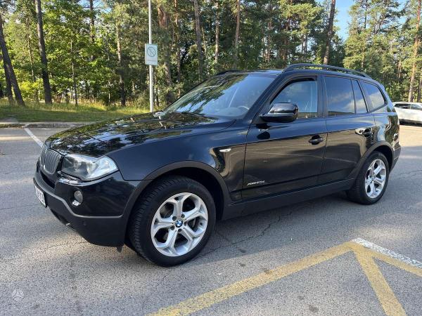 Black BMW X3 2009 in Vilnius, with an engine capacity of 2.00 L and mileage of 241 thousand km for 6350 €, photo 8 on AUTOMOTO.COM.LV