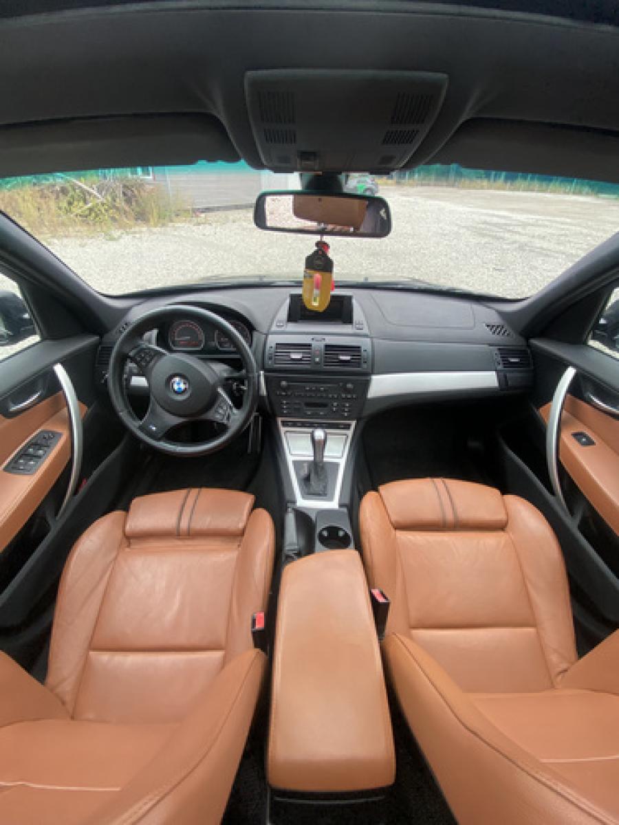 Black BMW X3 2008 in Tallinn, with an engine capacity of 3.00 L and mileage of 282 thousand km for 5200 €, photo 9 on AUTOMOTO.COM.LV