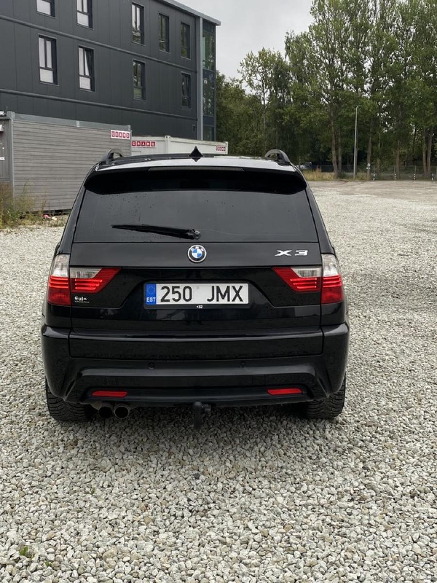 Black BMW X3 2008 in Tallinn, with an engine capacity of 3.00 L and mileage of 282 thousand km for 5200 €, photo 18 on AUTOMOTO.COM.LV