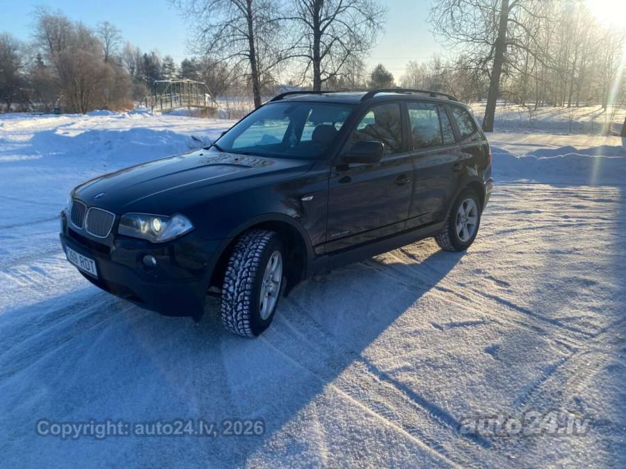 Black BMW X3 2009 in Paide, with an engine capacity of 2.00 L and mileage of 380 thousand km for 5199 €, photo 1 on AUTOMOTO.COM.LV