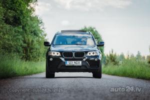 Melns BMW X3 2011 Tallina, ar dzinēja tilpumu 2.00 L un nobraukumu 341 tūkst. km par 9799 €, foto  vietnē AUTOMOTO.COM.LV