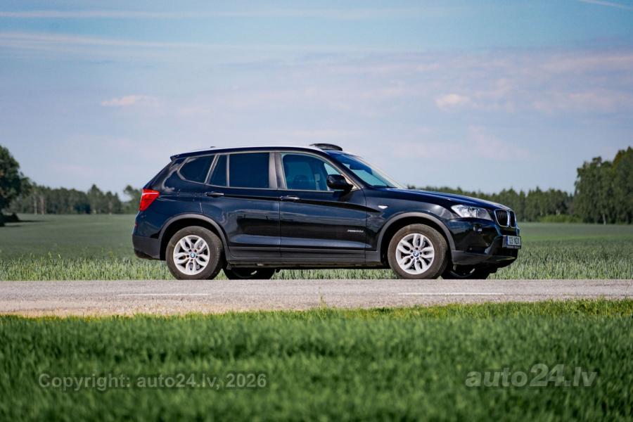 Black BMW X3 2011 in Tallinn, with an engine capacity of 2.00 L and mileage of 341 thousand km for 9799 €, photo 3 on AUTOMOTO.COM.LV