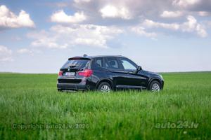 Black BMW X3 2011 in Tallinn, with an engine capacity of 2.00 L and mileage of 341 thousand km for 9799 €, photo 6 on AUTOMOTO.COM.LV