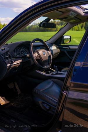 Black BMW X3 2011 in Tallinn, with an engine capacity of 2.00 L and mileage of 341 thousand km for 9799 €, photo 11 on AUTOMOTO.COM.LV